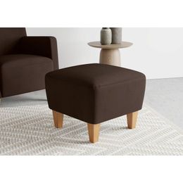 Sit & More sit&more Polsterhocker &raquo;Bosse&laquo; braun B/H/T: 56cm x 46cm, Luxus-Microfaser ALTARA NUBUCK
