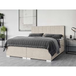 Home Affaire Bett &raquo;Ginoro mit Matratze und Topper, in 3 Breiten (140, 160 und 180 cm)&laquo; Boxspringbett mit Kopfteil, Bettkasten, Matratze (BFK/TFK) und 