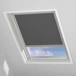 my home Verdunklungsrollo &raquo;Sky-Dachfensterrollo&laquo; verdunkelnd energiesparend mit Bohren in F&uuml;hrungsschienen mit Kassette und Seitenprofilen Aluminium, 