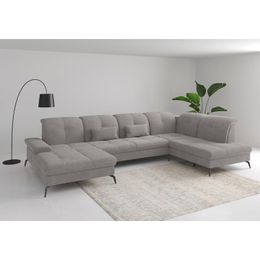 Sit & More sit&more Wohnlandschaft &raquo;Amica, U-Form, inkl. Sitztiefenverstellung und Armteilverstellung&laquo; wahlweise mit Kopfteilverstellung, Schlaffunktion und 