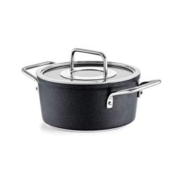 Fissler Kochtopf &raquo;Adamant &laquo; 1 Stk. tlg. Aluminium schwarz 2 l + &Oslash; 18cm + H&ouml;he 13,5cm