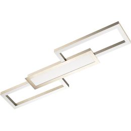 Eglo Deckenleuchte &raquo;MONIROTE&laquo; LED-Modul 1 Stk. warmwei&szlig; - kaltwei&szlig; Deckenleuchte aus Stahl, Alu - 37W - warmwei&szlig; - kaltwei&szlig; grau H: 4,5cm, 1 Stk.