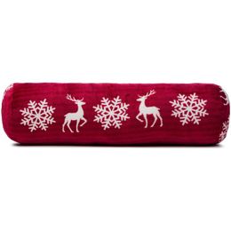 G&ouml;zze Nackenrolle &raquo;Scandic&laquo; rot B/H/L: 60cm x 20cm x 20cm Nackenrolle