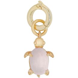 Amor Damen Charm-Einh&auml;nger &raquo;Schildkr&ouml;ten-Optik&laquo; mit Glasstein bunt Einheitsgr&ouml;&szlig;e