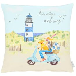 Apelt Dekokissen &raquo;6745&laquo; blau Obermaterial: 70% Polyester, 30% Baumwolle B/L: 46cm x 46cm, 1 Stk.