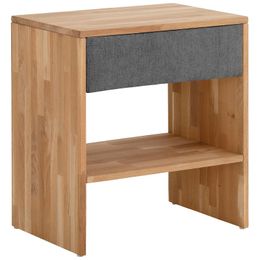 OTTO home Nachttisch &raquo;Callum&laquo; passend zur Boxspringbett-Serie Jelle grau 100% Polyester (recycelt) B/H/T: 60cm x 65,5cm x 42cm
