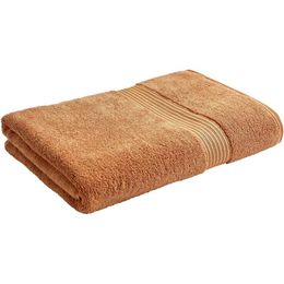 Christy Badet&uuml;cher &raquo;SUPREME&laquo; Premium-Badet&uuml;cher in Luxusqualit&auml;t, 650g/m&sup2;, 90x165cm, 2er Set braun Walkfrottier, Obermaterial: 100% Baumwolle B/L: 90cmx165cm,