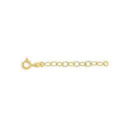 Amor Damen Kettenverl&auml;ngerung "Classics", gold, Silber, B:3mm L:5cm, Schmuck-Wechselteile