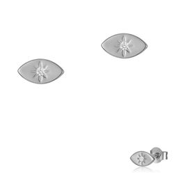 Firetti Damen Paar Ohrstecker &raquo;Schmuck Geschenk Silber 925 Ohrschmuck Ohrringe Auge&laquo; Made in Germany - mit Zirkonia (synth.) silber Silber 925 (