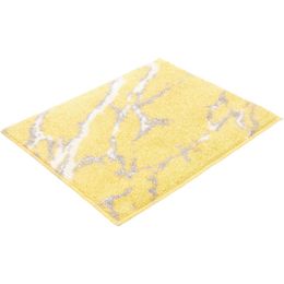 Vossen Badematte &raquo;&raquo;Marble&laquo;&laquo; H&ouml;he 16 mm fu&szlig;bodenheizungsgeeignet gelb Polyacryl rechteckig (50cm x 60cm ), 1 Stk.