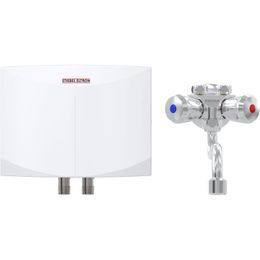 Stiebel Eltron Klein-Durchlauferhitzer &raquo;DNM 3 + MAW Wandarmatur f&uuml;r Handwaschbecken, 3,5 kW, mit Stecker&laquo; Set, hydraulisch, sofort handwarmes Wasser (