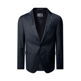 Pierre Cardin Herren Sakko "Alain", blau, Gr. 58, uni, Obermaterial: 98% Wolle WO. 2% Elasthan EL. Futter: 100% Polyester PES. 100% Polyester PES.,