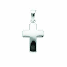 Adelia&acute;s ADELIA ́S Damen Kreuzkette "Halskette - 585 Wei&szlig;gold Kreuzkette mit Kreuz Anh&auml;nger aus", Gold Wei&szlig;gold 585, silber, Gold, Wei&szlig;gold 585, Halsketten,