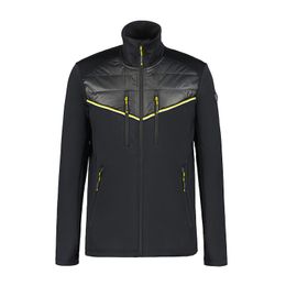 Luhta Herren Fleecejacke &raquo;H FLEECEJACKE ONKAMO&laquo; mit hohem Stehkragen, aus Fleece-Material, schnell trocknend schwarz XXL