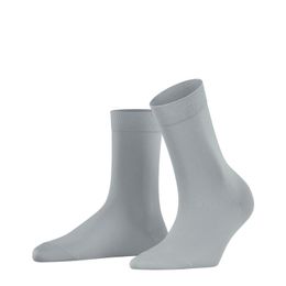 Falke Damen Socken "Cotton Touch", Gr. 39, grau, Obermaterial: 62% Baumwolle CO. 33% Polyamid PA. 5% Elasthan EL., glatt, Socken