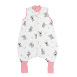 SCHLUMMERSACK Babyschlafsack "Schlafsack mit F&uuml;&szlig;en 1.0 Tog", L: 60cm, rosa, Schlafs&auml;cke