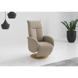 TV-Sessel OTTO HOME, B:75cm H:112cm T:82cm, beige, 95% Polyester, 5% Polyamid, Sessel, "Glendale", wahlweise mit Aufstehhilfe, 2 Motoren und Akku