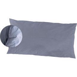 Primera Kissenbez&uuml;ge &raquo;Kissenbez&uuml;ge &raquo;Stone Washed&laquo;, (2 St&uuml;ck)&laquo; mit Stone-Washed Optik blau Renforc&eacute;, Obermaterial: 100% Baumwolle B/L: 80cm x 40cm, 2 Stk., 