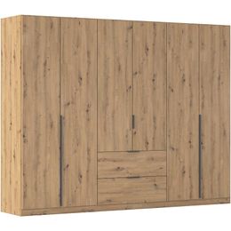 OTTO home Dreht&uuml;renschrank &raquo;Kleiderschrank Schrank Garderobe AGORDO mit Dekor- oder Hochglanzfront&laquo; in zwei Griff-Farben, Breite 271 cm, mit 