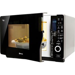 Bauknecht Mikrowelle &raquo;MW 427 SL&laquo; 900 W Extra viel Platz, Dampfgaren, Hei&szlig;luft und Crisp f&uuml;r knusprige Pizza silber Einheitsgr&ouml;&szlig;e Mikrowelle