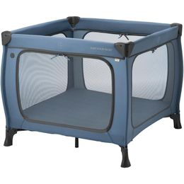 hauck Baby-Reisebett &raquo;Sleep N Play SQ, Set dark blue&laquo; inklusive Schaumstoff-Matratze blau Liegefl&auml;che B/L: 87cm x 87cm, kein H&auml;rtegrad Baby-Reisebett
