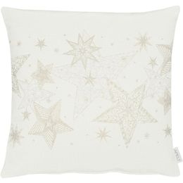 Apelt Dekokissen &raquo;6303&laquo; beige Obermaterial: 65% Polyester, 30% Viskose, 5% Polyacryl B/L: 49cm x 49cm, 1 Stk.