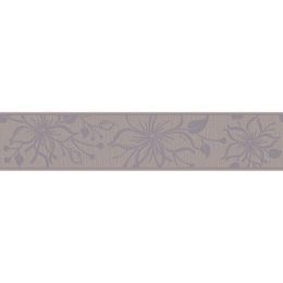 A.S. Cr&eacute;ation Bord&uuml;re &raquo;Only Borders 11&laquo; floral gebl&uuml;mt nat&uuml;rlich strukturiert Tapete Bord&uuml;re Blumen Borte Wohnzimmer Schlafzimmer K&uuml;che Flur Design braun Vinyl B/L: