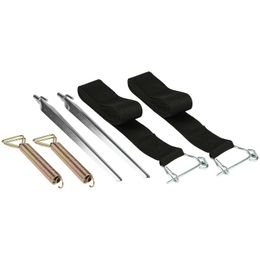 CALIMA CAMPING EQUIPMENT CALIMA Abspannleine &raquo;CALIMA 46023 Sturm Abspannset&laquo; Set, 6 Stk. tlg. silber Stahl