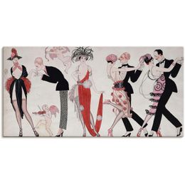 Artland Leinwandbild &raquo;Tango.&laquo; Sport 1 Stk. tlg. auf Holzrahmen gespannt bunt Leinwand B/H/T: 150cm x 75cm, Leinwandbild Sport Querformat, 1 Stk.