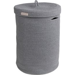M&ouml;ve Aufbewahrungskorb &raquo;Bohemian&laquo; grau Baumwolle, Polyester B/H/T: 35cm x 50cm x 35cm