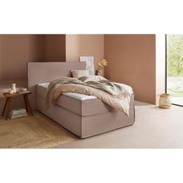 LeGer Home by Lena Gercke Boxspringbett &raquo;Yuma&laquo; incl. Topper, in 4 Breiten, 3 Matratzenarten und je 2 H&auml;rtegraden grau 100% Polyester Liegefl&auml;che B/L: 