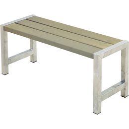 Plus Sitzbank &raquo;Cafebank&laquo; 1 Stk. tlg. 127x38x45 cm grau Holz, Stahl B/H/T: 38cm x 45cm x 127cm