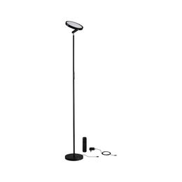 Paulmann LED Stehlampe &raquo;Caneta Tunable White 1750mm 1300lm 20W Schwarz&laquo; LED-Modul 1 Stk. Tageslichtwei&szlig; dimmbar schwarz 1, &Oslash; 25cm H: 175cm, 1 Stk.