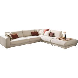 3C Candy Ecksofa &raquo;Enisa II, bequem und komfortabel, gro&szlig;es Familiensofa, L-Form&laquo; incl. 3 Flatterkissen, wahlweise mit Flecken-Schutz-Bezug Easy care 