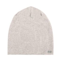 Chillouts Damen Chillouts Beanie &raquo;Pittsburgh Hat&laquo; mit weichem Baumwollmix & feiner Streifenstruktur grau Einheitsgr&ouml;&szlig;e
