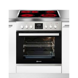 Bauknecht Elektro-Herd-Set &raquo;HVS3 TH8V2 IN&laquo; mit 2-fach-Teleskopauszug Hydrolyse Set, PowerHei&szlig;luft &ndash; Kochen, Backen und Braten ganz ohne Vorheizen 