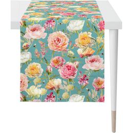 Apelt Tischl&auml;ufer &raquo;7701 SUMMERTIME, Sommerdeko, Sommer&laquo; Digitaldruck bunt Baumwolle, Polyester B/L: 48cm x 140cm, 1 Stk., rechteckig