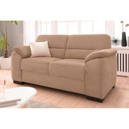 Sit & More sit&more 2-Sitzer &raquo;Montego, B: 168 cm&laquo; mit Federkern braun Luxus-Microfaser (90% Polyester, 10% Polyamid);Struktur (100% Polyester);Luxus-Microfaser 
