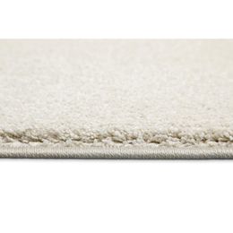 Wecon Home Teppich &raquo;Wogh&laquo; rechteckig 25 mm H&ouml;he Kurzflor, maschinell gewebt, robust, Wohn- & Schlafzimmer, einfarbig beige Polyester B : 80cm 1 Stk., 