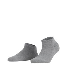 Falke Damen Sneakersocken "Family", Gr. 35, grau, Obermaterial: 92% Baumwolle CO. 7% Polyamid PA. 1% Elasthan EL., glatt, Socken