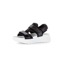 Gabor Plateau Sandalen in schwarz | Gr.: 37