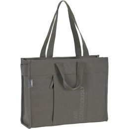 L&auml;ssig L&Auml;SSIG Wickeltasche &raquo;Green Label, Tote Up Bag, anthracite&laquo; grau B/H/T: 43cm x 32cm x 13cm Wickeltasche