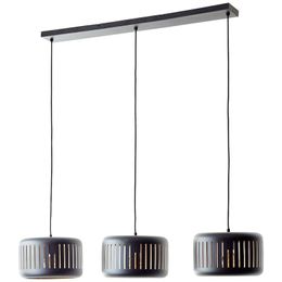 Brilliant Pendelleuchte &raquo;Tyas&laquo; E27 1 Stk. 120 x 110 x 27 cm, 3 x E27, k&uuml;rzbar, Metall, schwarz/goldfarben gold 3, 1 Stk.