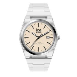 Ice Watch Ice-Watch Herren ice-watch Quarzuhr &raquo;ICE power&laquo; Armbanduhr, Herrenuhr, Silikonarmband, analog silber Einheitsgr&ouml;&szlig;e