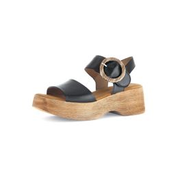 Gabor Plateau Sandaletten in Schwarz | Gr.: 38,5