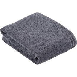 Vossen Saunatuch &raquo;Calypso&laquo; mit schmaler Bord&uuml;re grau Walkfrottee, Obermaterial: 100% Baumwolle B/L: 100cmx150cm, 1 Stk., Walkfrottee