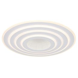 Globo LIGHTING Deckenleuchte &raquo;JOCELYN&laquo; LED-Modul 1 Stk. warmwei&szlig; - kaltwei&szlig; Deckenlampe Wohnzimmer-Leuchte Schlafzimmer-Leuchte Flur K&uuml;che wei&szlig; &Oslash; 70cm