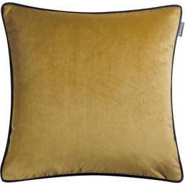 Musterring Dekokissen &raquo;Corner&laquo; gelb Polyester B/L: 45cm x 45cm, 1 Stk.