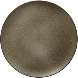 aida RAW Fr&uuml;hst&uuml;cksteller &raquo;RAW&laquo; Teller Set, Steinzeug, &Oslash; 23 cm braun Steinzeug 23cm