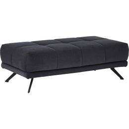 Die PlanBar Hocker &raquo;MP-IN20041&laquo; Besondere Merkmale: in modernem Polyestervelours mit Samtoptik grau 100% Polyester B/H/T: 137cm x 43cm x 73cm, Velours